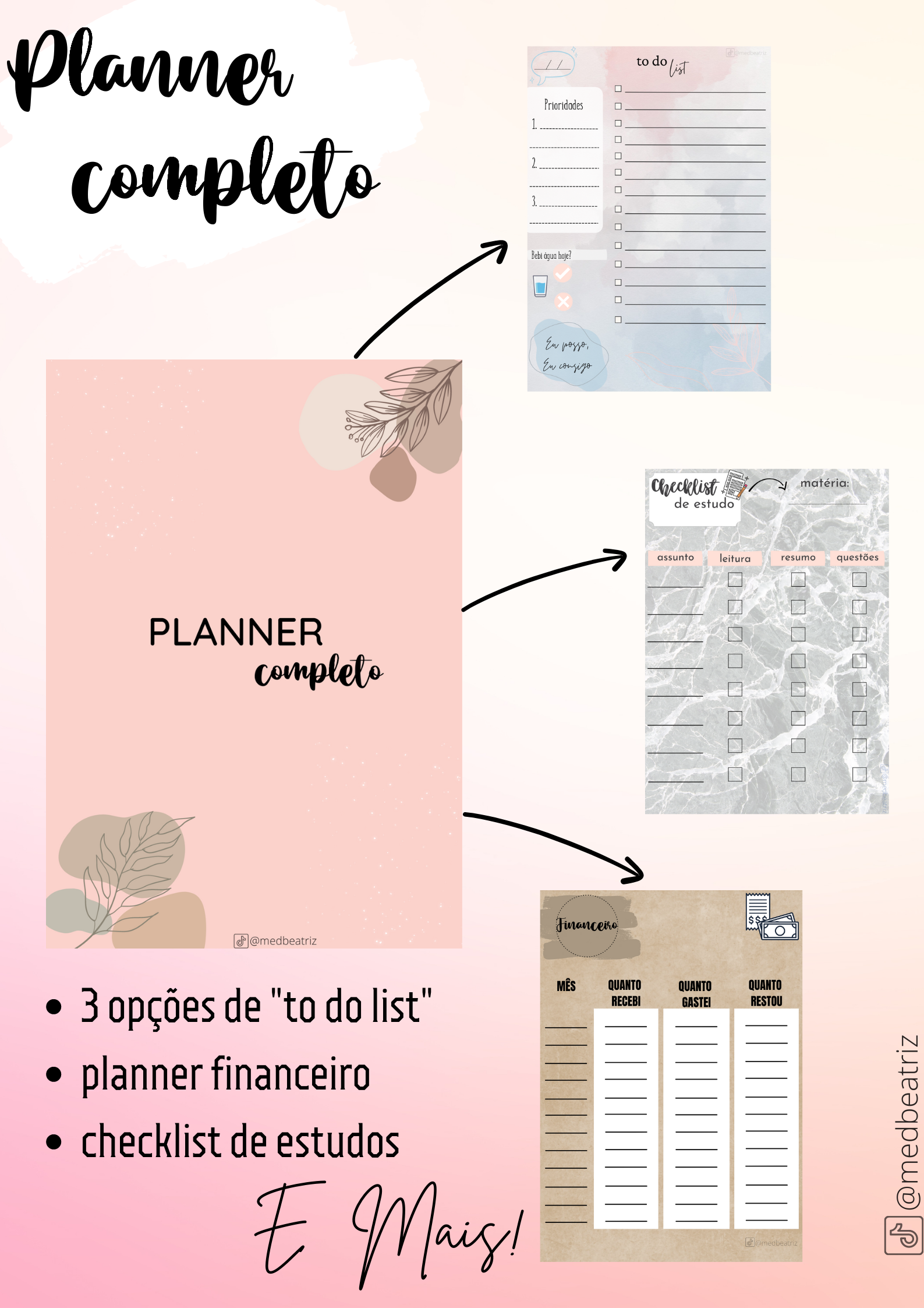 PLANNER DIGITAL COMPLETO - Beatriz Gonçalves de Brito dos Santos