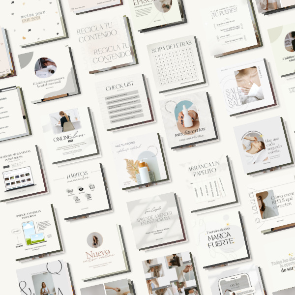 100 Plantillas Editables por Canva GRATIS - Sara Campillo Juan | Hotmart