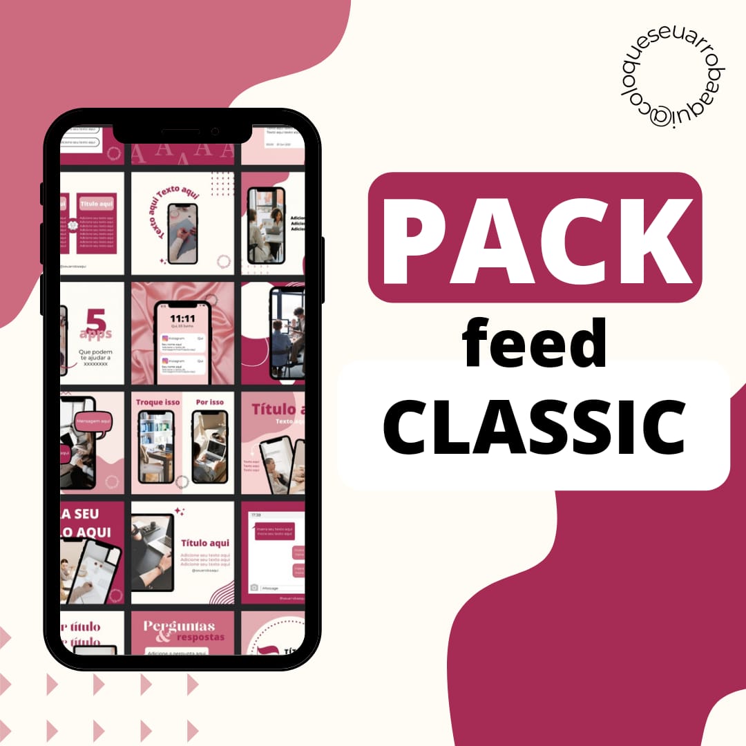 PACK FEED CLASSIC - Com Poder | Hotmart