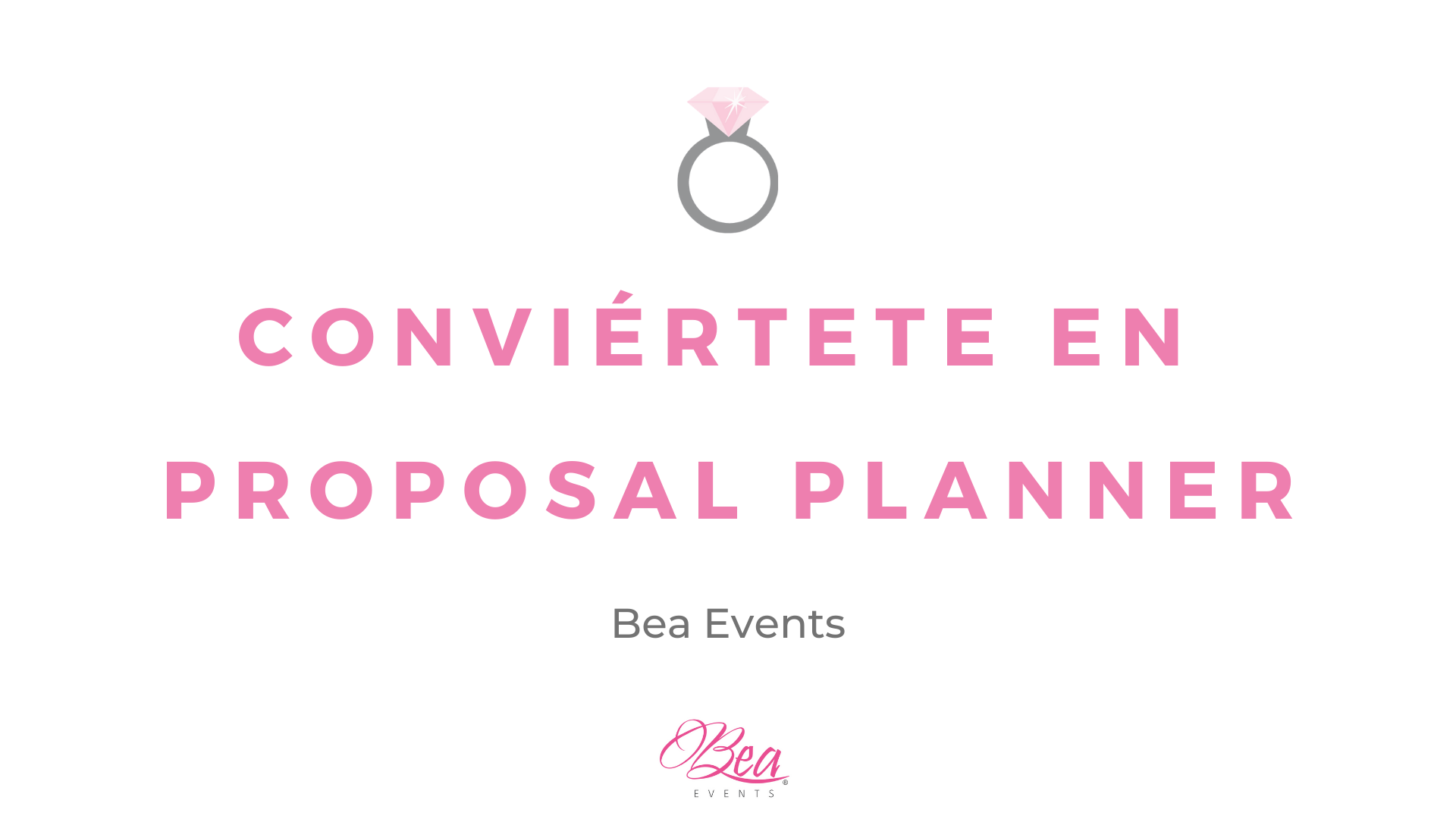 Curso: ¡Conviértete en Proposal Planner! - Bea Events | Hotmart