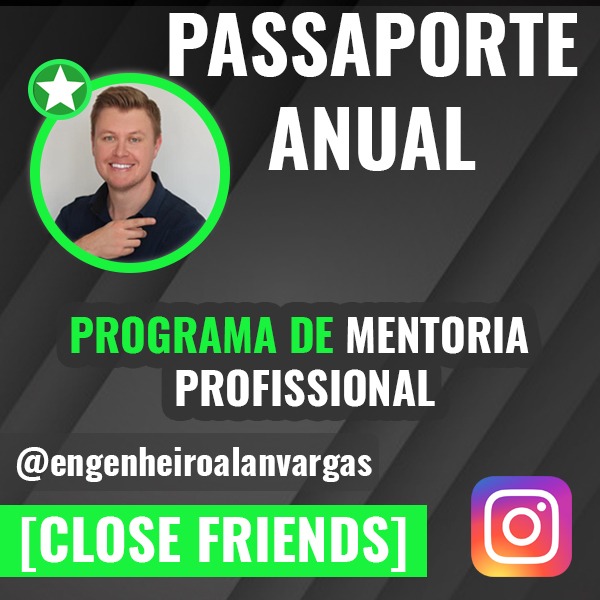 Passaporte Anual ao Close Friends do Engenheiro Alan Vargas - Engen...