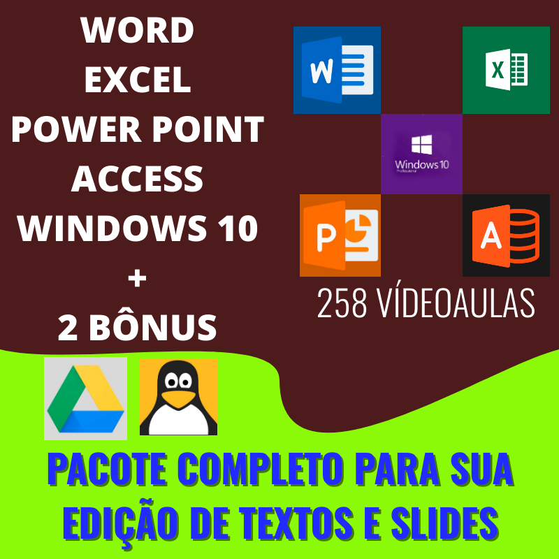 Informática Essencial Windows + Pacote Office - EscolaEAD Cursos Online ...