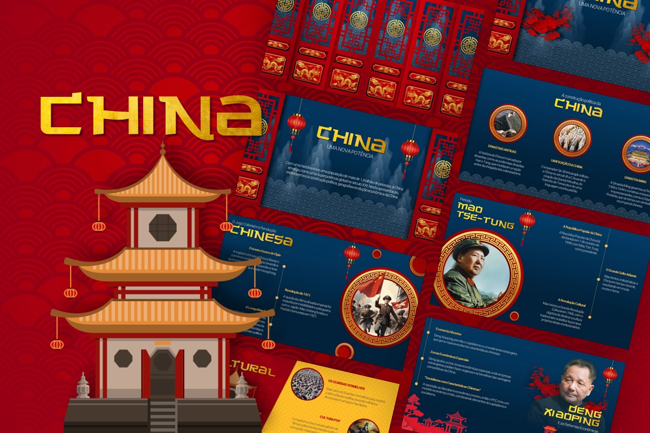 China - Template de PowerPoint - Marcelo Setubal | Hotmart