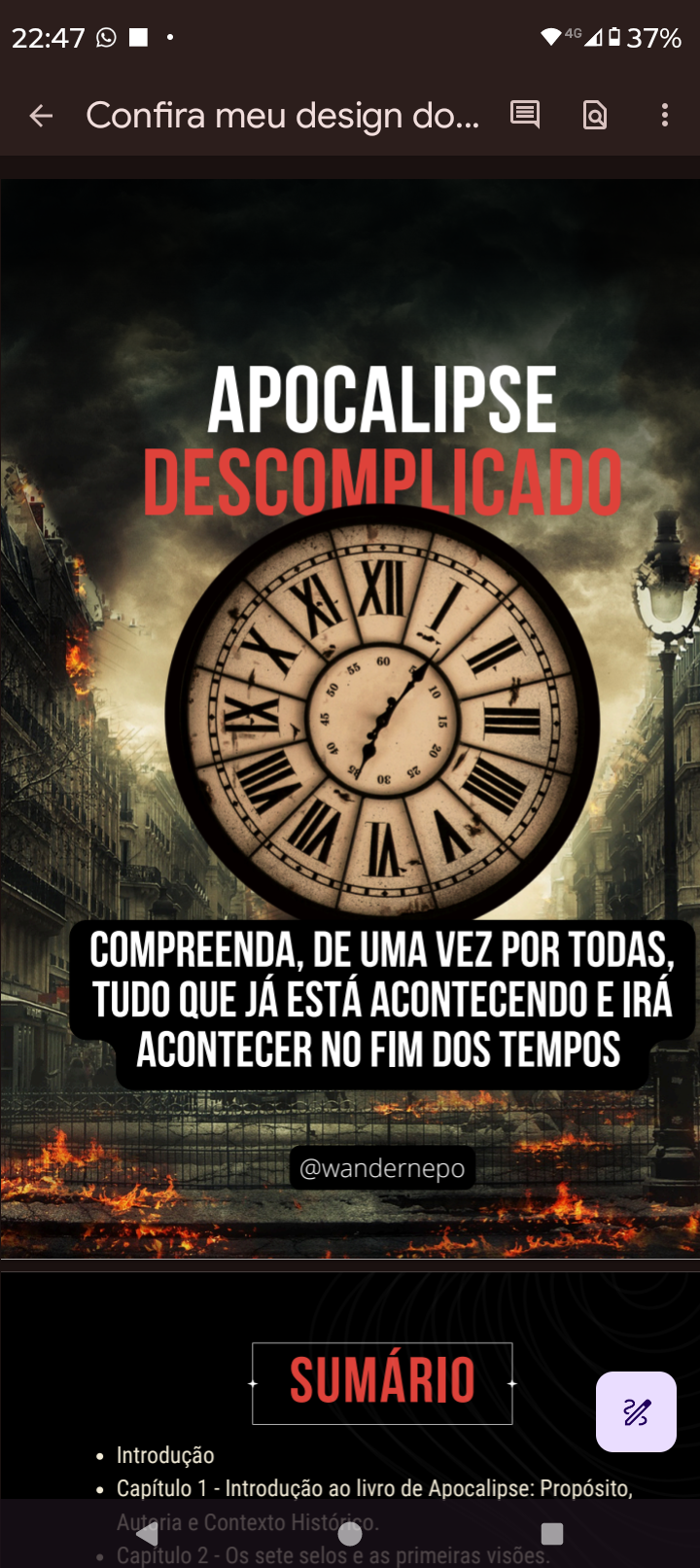 EBOOK APOCALIPSE DESCOMPLICADO - Nepomuk | Hotmart