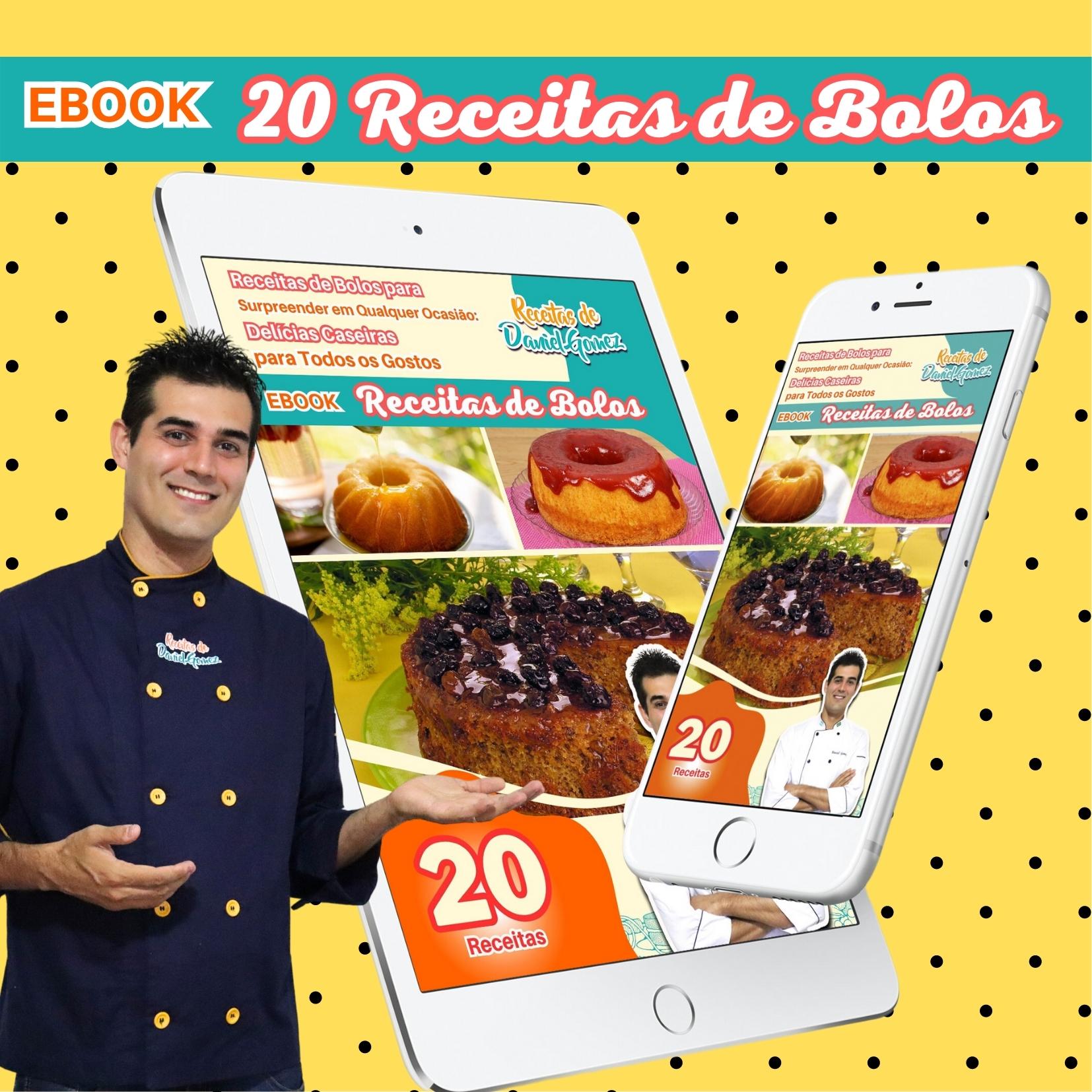 20 Receitas de Bolos Deliciosos - Receitas do Chef Daniel Gomez - D...