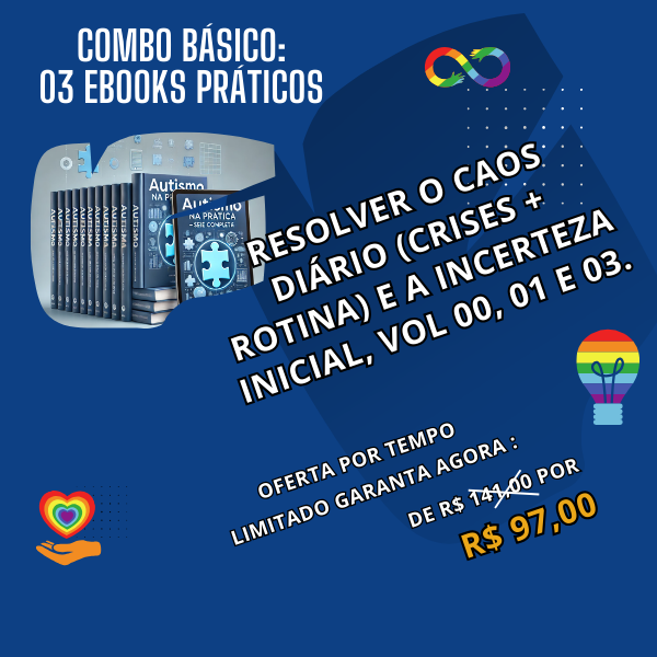 Combo Básico - 03 Ebooks Práticos Resolver o Caos Diário (Crises