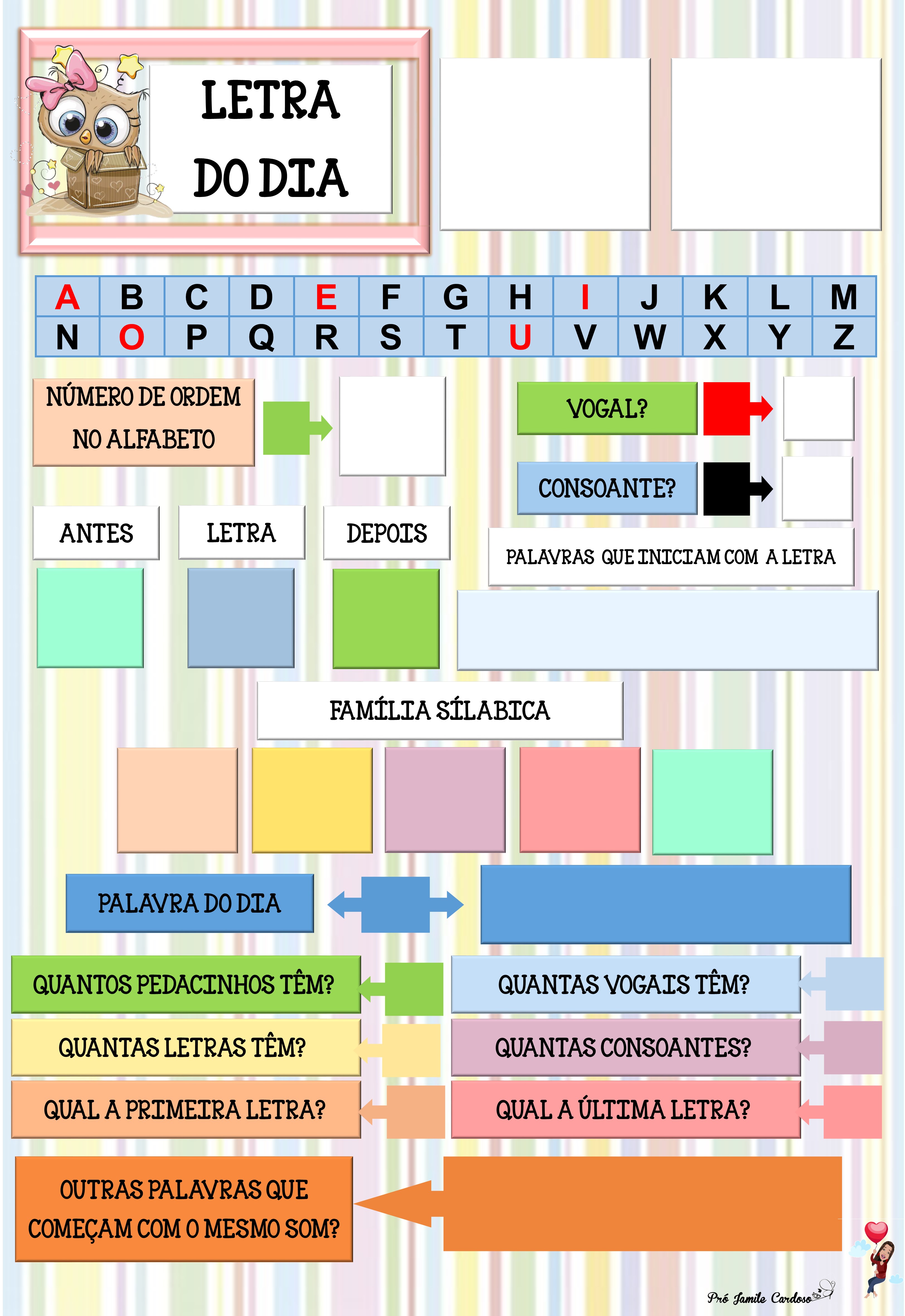 😍 CARTAZ LETRA DO DIA 😍 - Jamile de Souza Cardoso | Hotmart