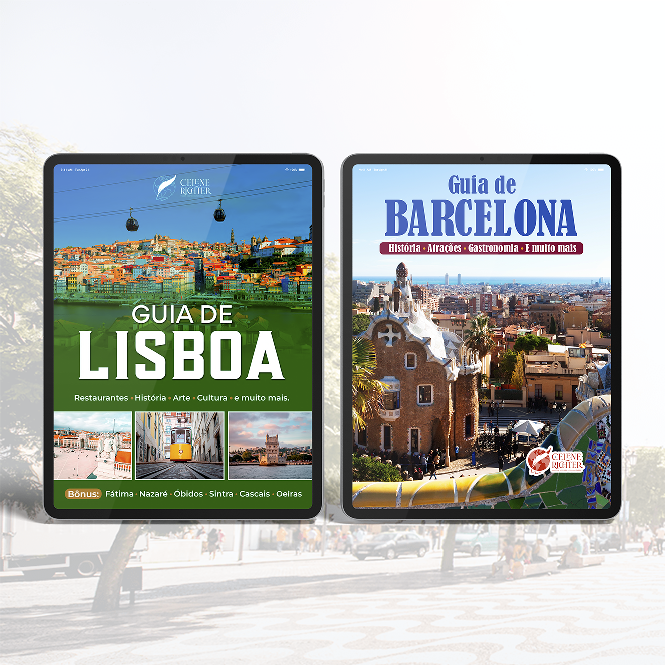 Combo de Roteiros Completos de BARCELONA e LISBOA - Celene Alves de...