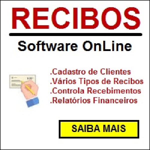RECIBOS - Software OnLine - ControleNaNet | Hotmart