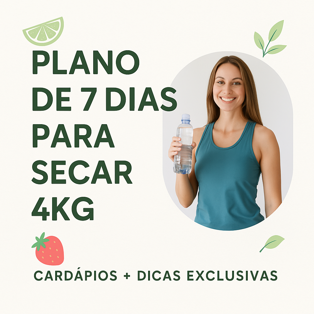 "Emagreça Sem Academia: Plano de 7 Dias para Secar Até 4kg Naturalmente"