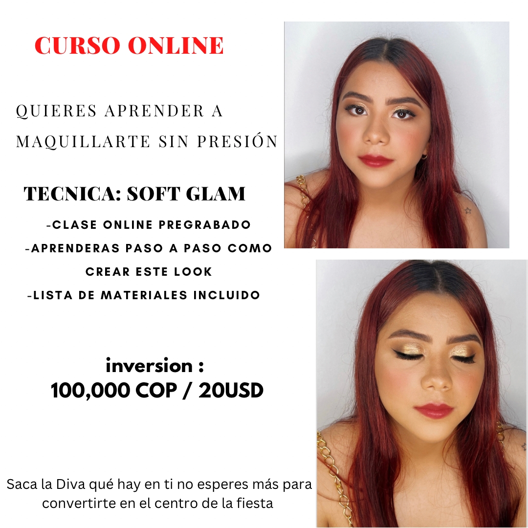Clase online : Makeup Soft Glam