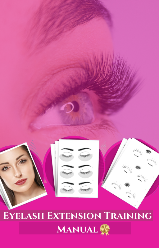 Premium Eyelash Extension Manual + Training Workbook