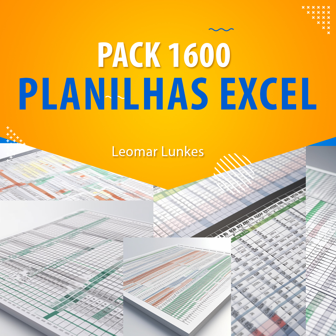 Pack com Mais de 1600 Planilhas Excel Para Todas as Áreas e Livre U...