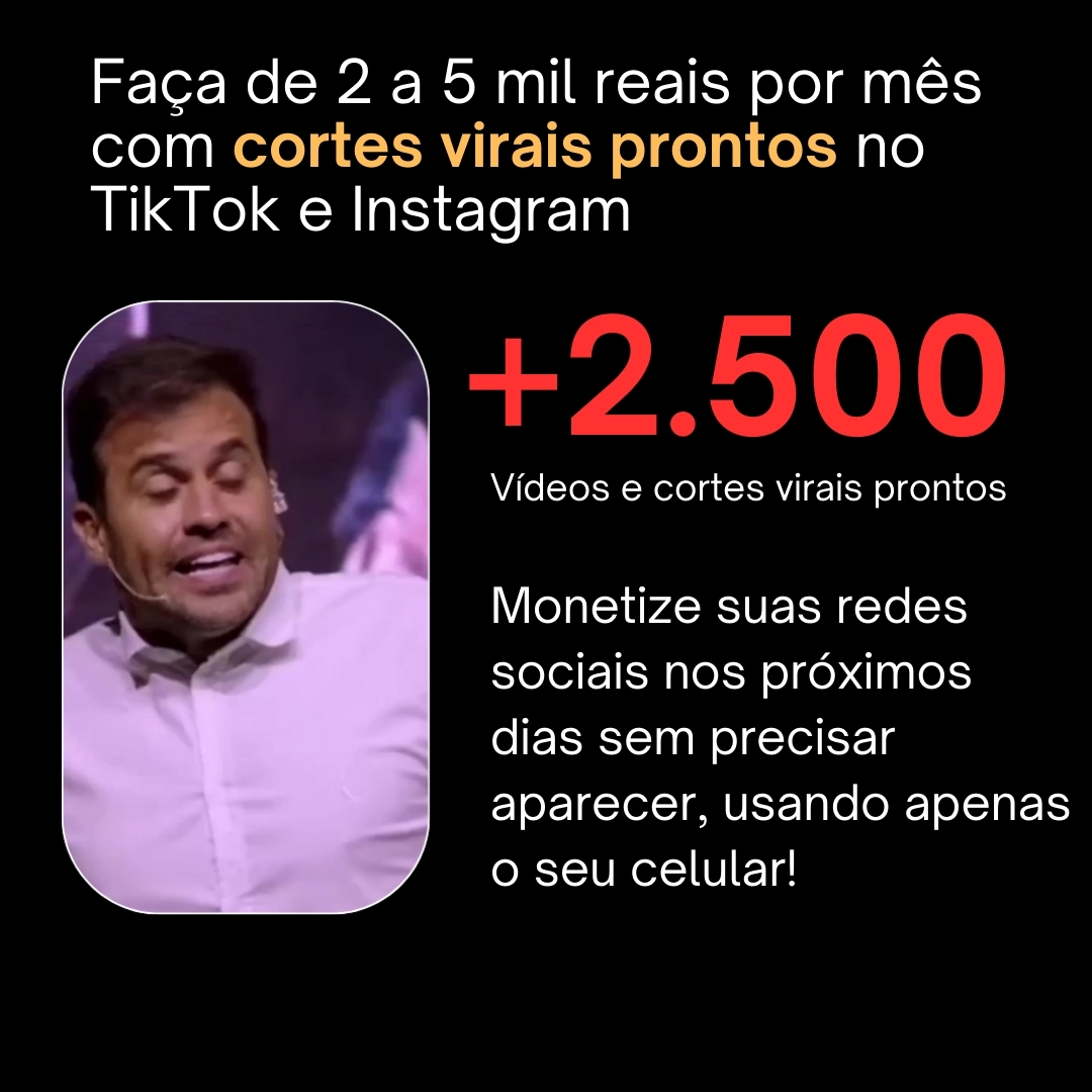 Pack de Mais de 2.500 Vídeos Virais para TikTok e Instagram