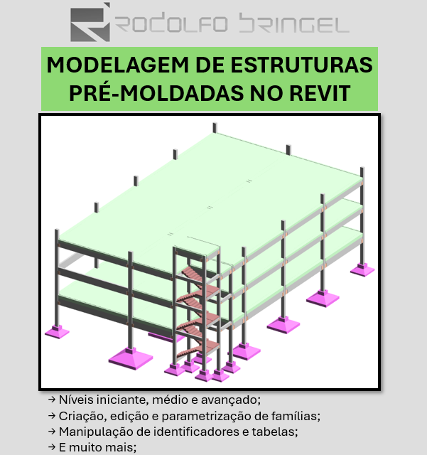 Curso de Modelagem de Estruturas Pré-moldadas no Revit - Rodolfo Br...