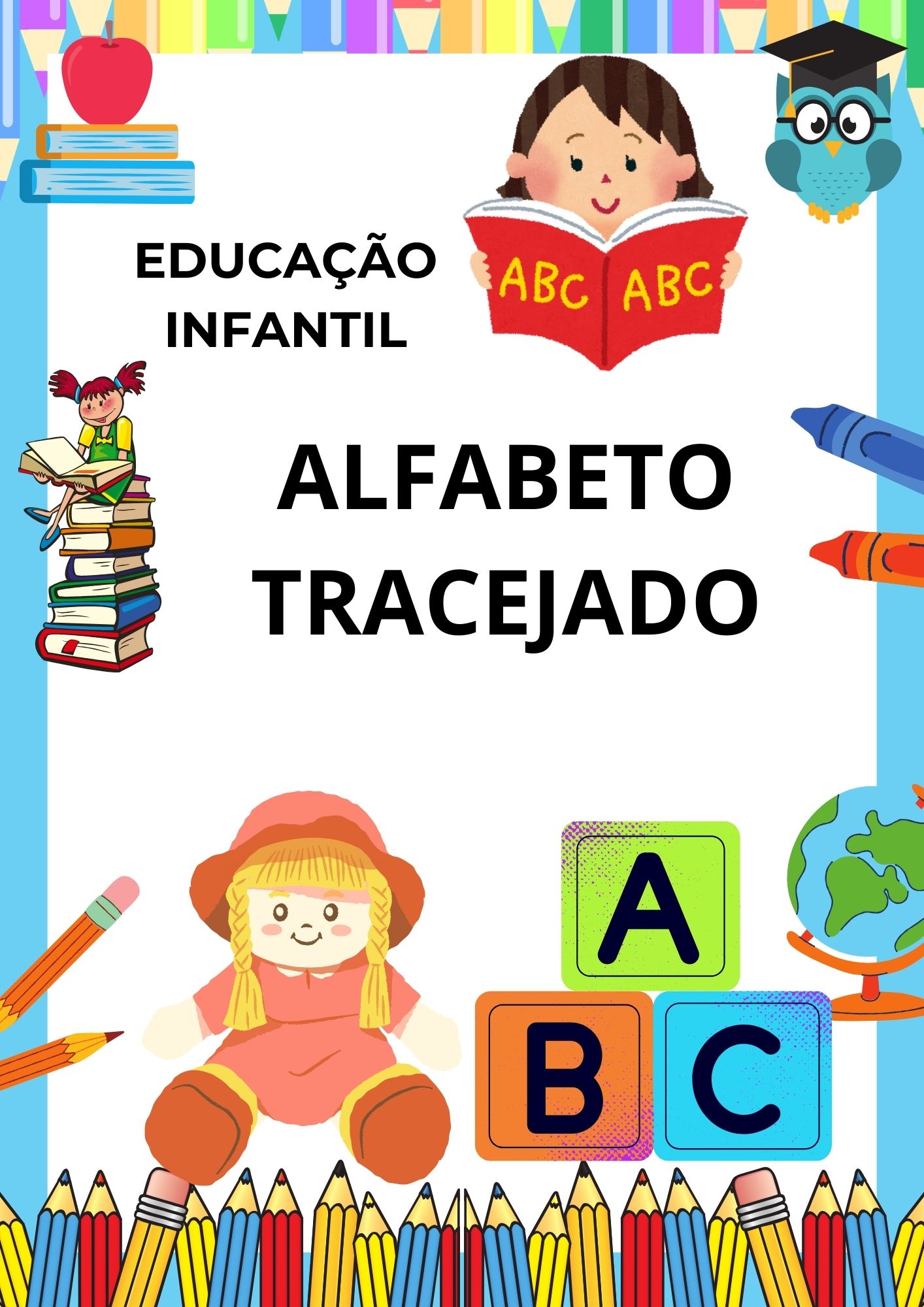 Alfabeto tracejado completo com figuras - Joana e Marcia | Hotmart