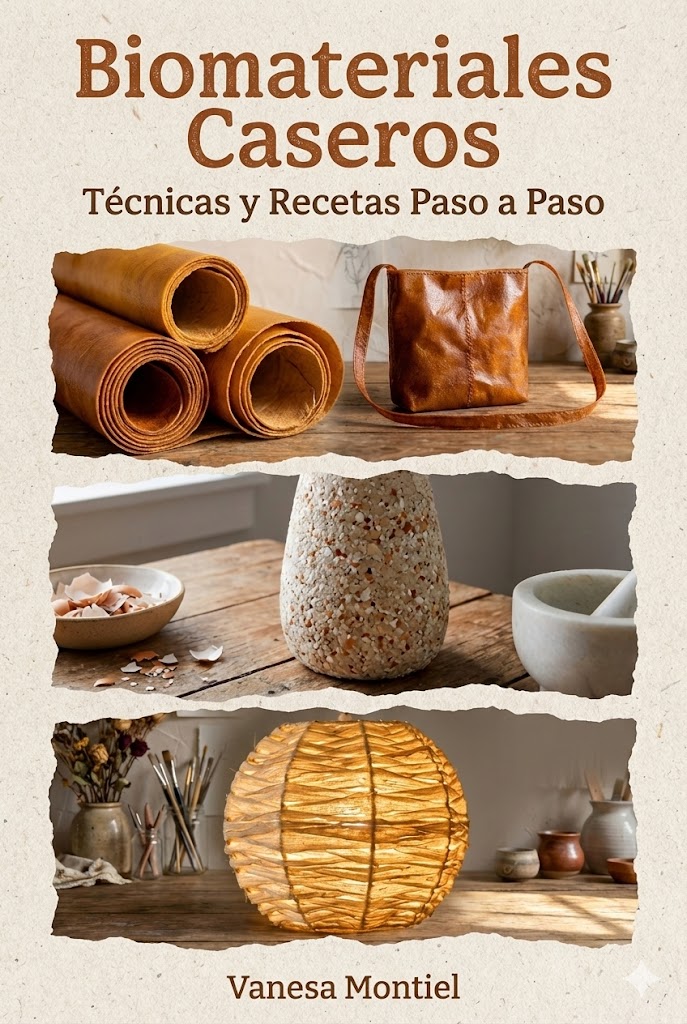 “Biomateriales caseros: técnicas y recetas paso a paso”. - Vanesa
