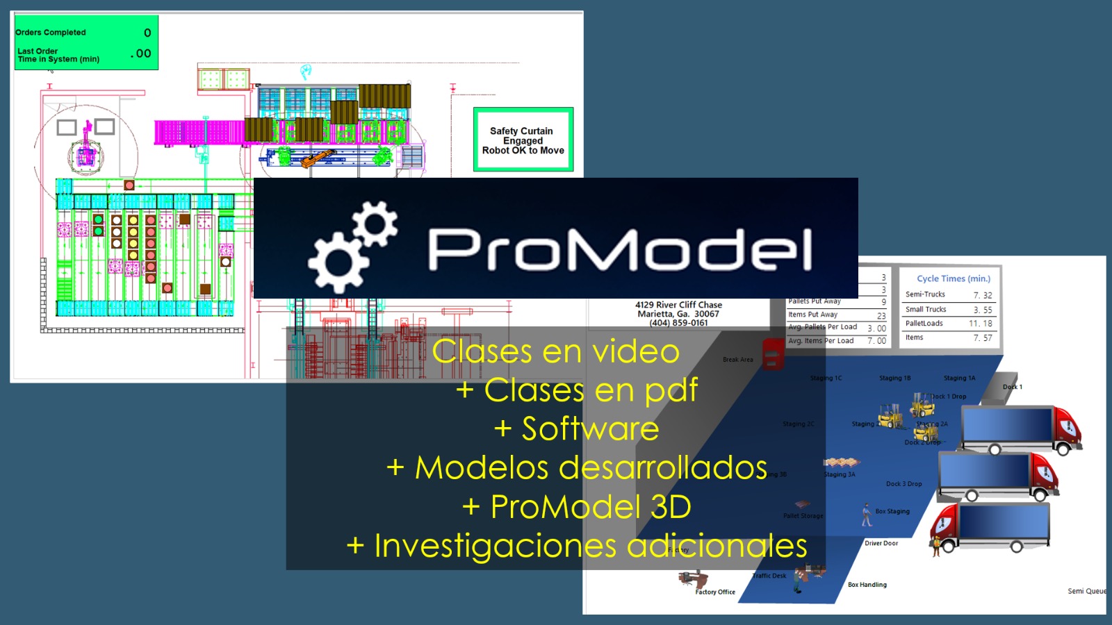 Curso de ProModel: Mejora la productividad mediante simulación prof...