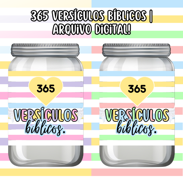 365 Versículos bíblicos para imprimir e recortar | Arquivo digital ...