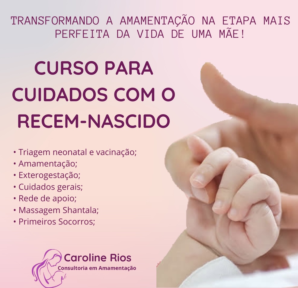 Curso para cuidados com o recém-nascido - Caroline Rios | Hotmart
