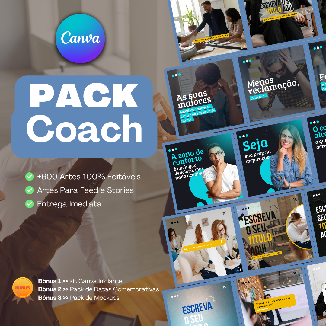 Pack Canva Para Coach - André Moraes | Hotmart