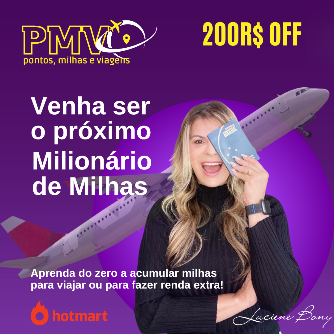 Milhas, Pontos e Viagens - LUCIENE BONY | Hotmart