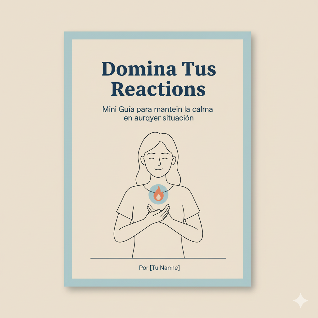 Domina Tus Reacciones Estrategias prácticas para mantener la calma”...