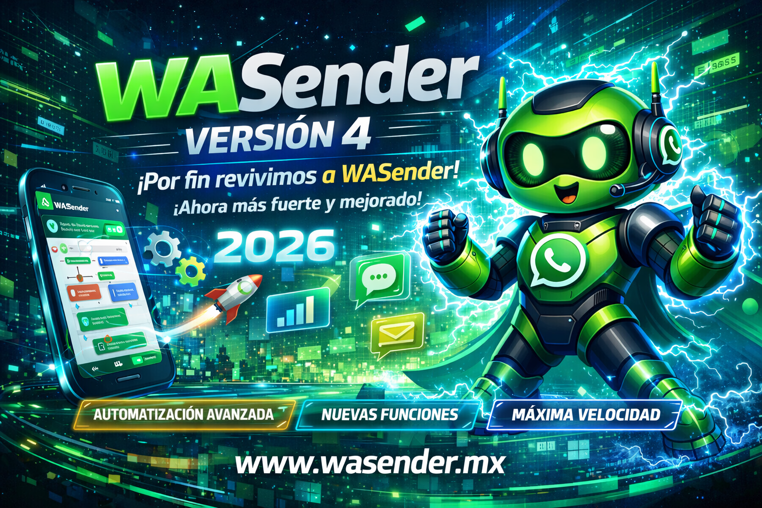 WaSender 4.11 la versión 2026 mejorada | Hotmart