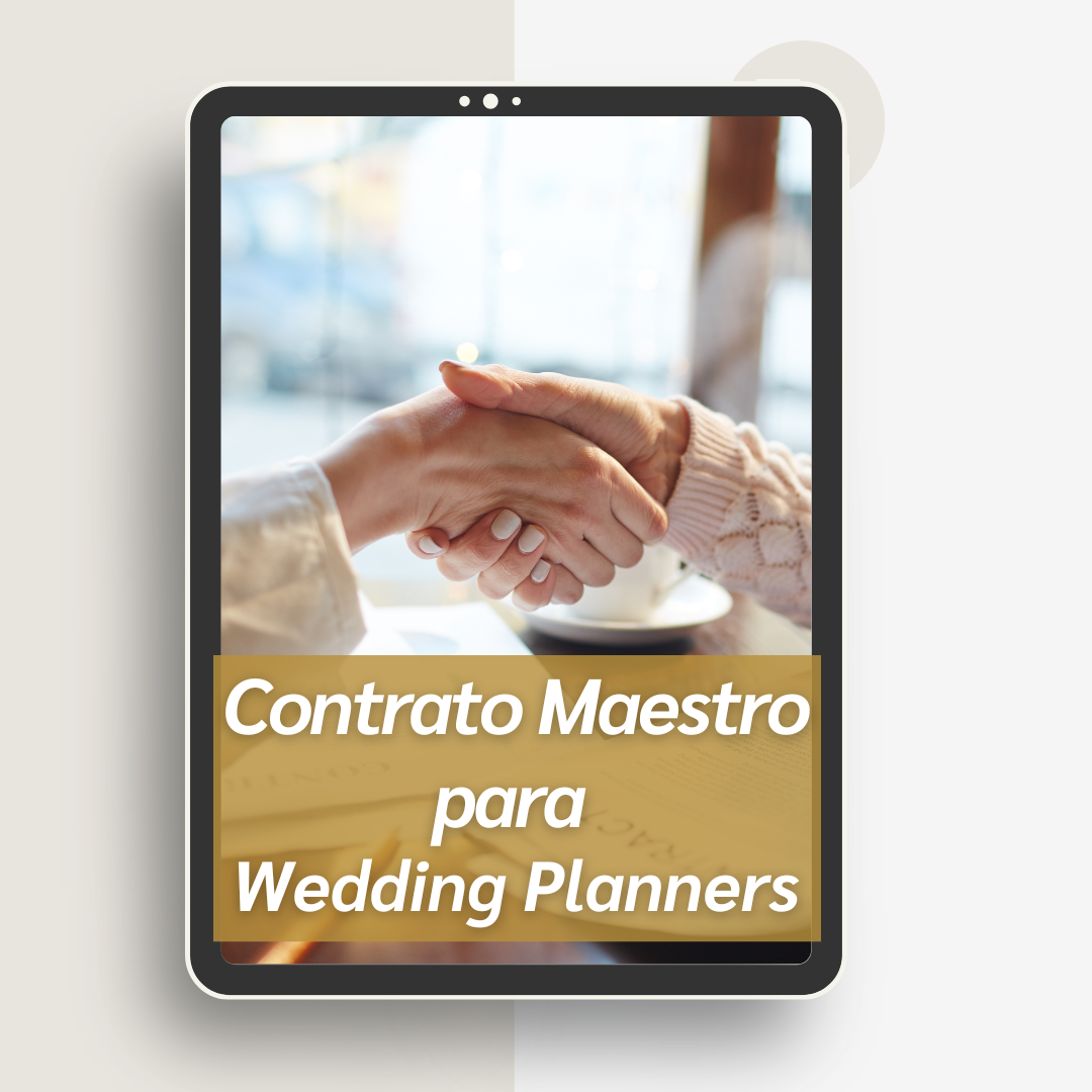Contrato Maestro para Wedding Planners - Afiliados al Éxito | Hotmart
