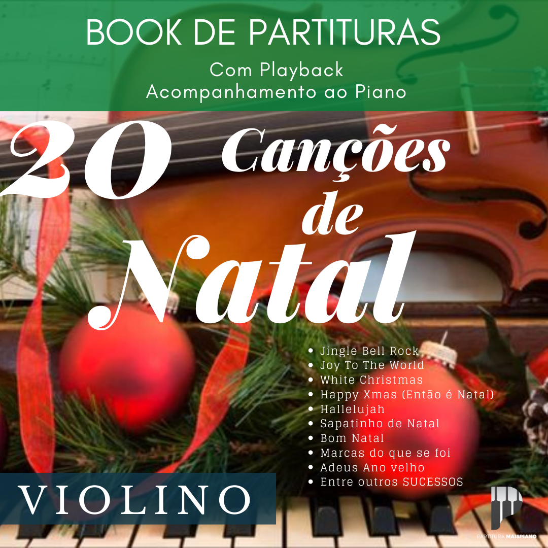 20 Partituras de Natal - Violino