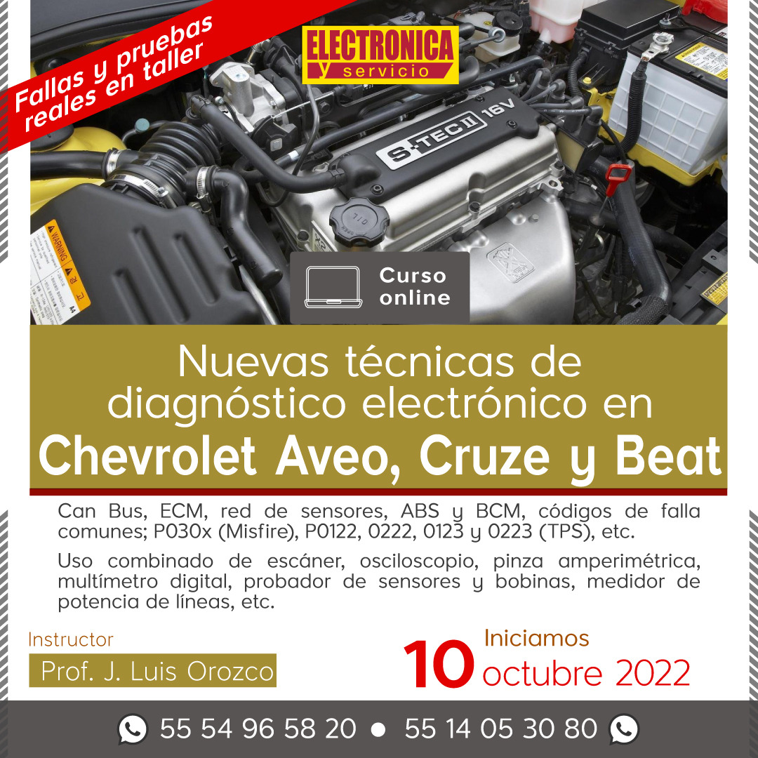 Nuevas Técnicas De Diagnóstico Electrónico En Chevrolet Aveo, Cruze Y ...