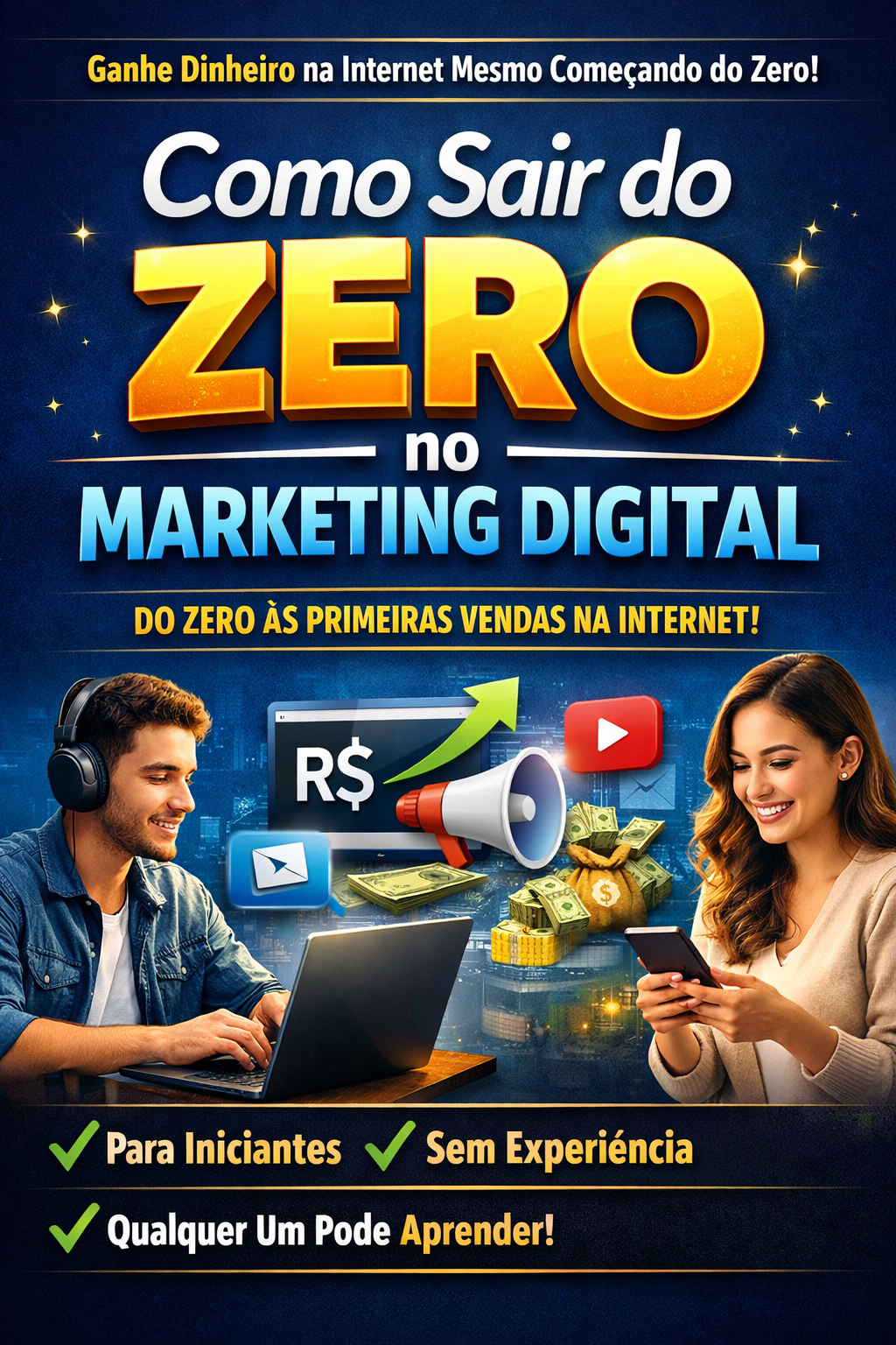 Como sair do zero no marketing digital - Vinicius | Hotmart