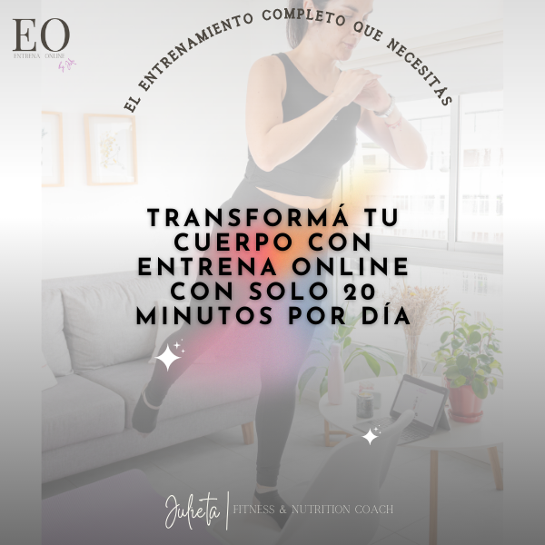 Entrena Online: Transfórmate con solo 20 minutos por día!