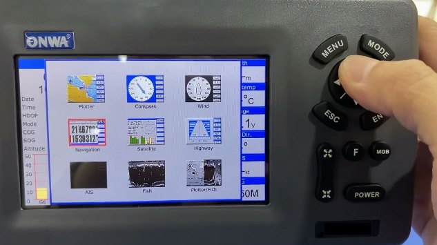 Manual em Português ONWA KP-38 Sonda/Chartplotter - Marcos Antonio ...