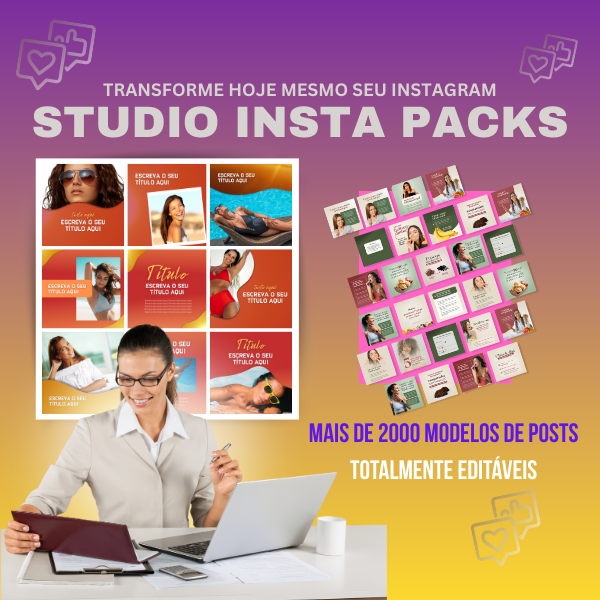 Studio Insta Packs - Miriam Masami Inamine | Hotmart