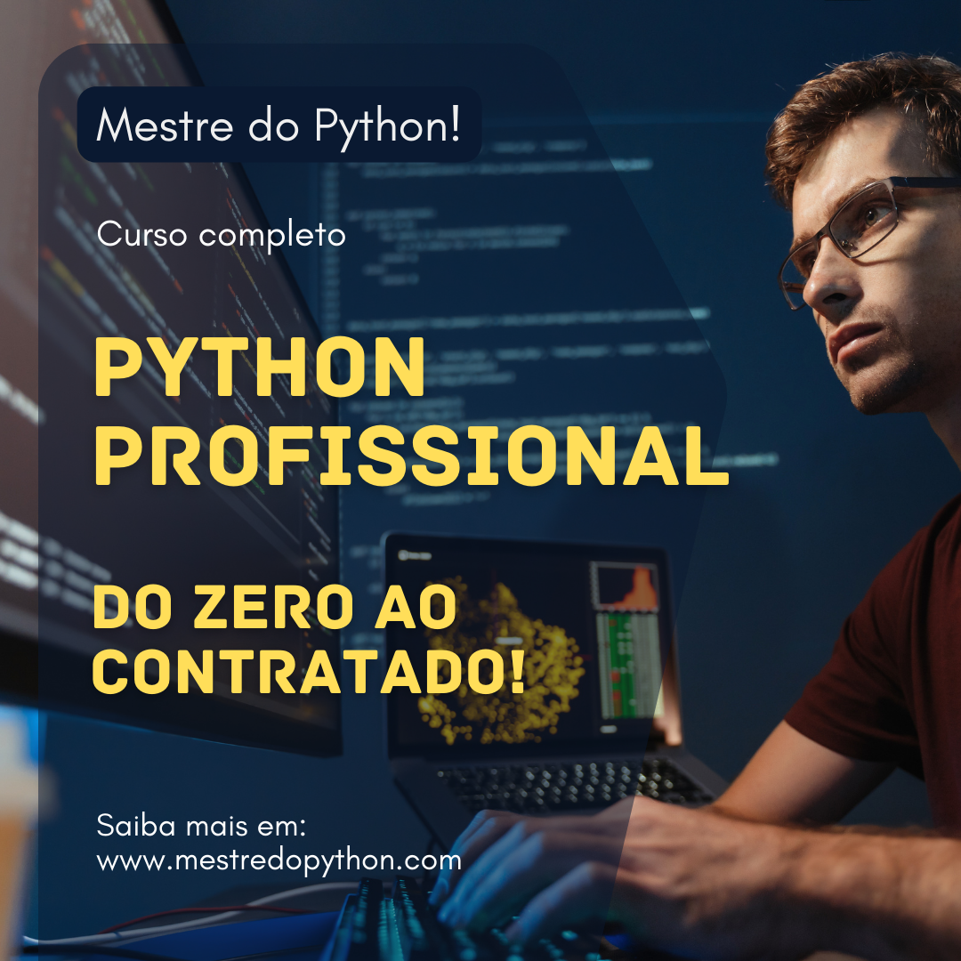 Python Profissional: do zero ao contratado!