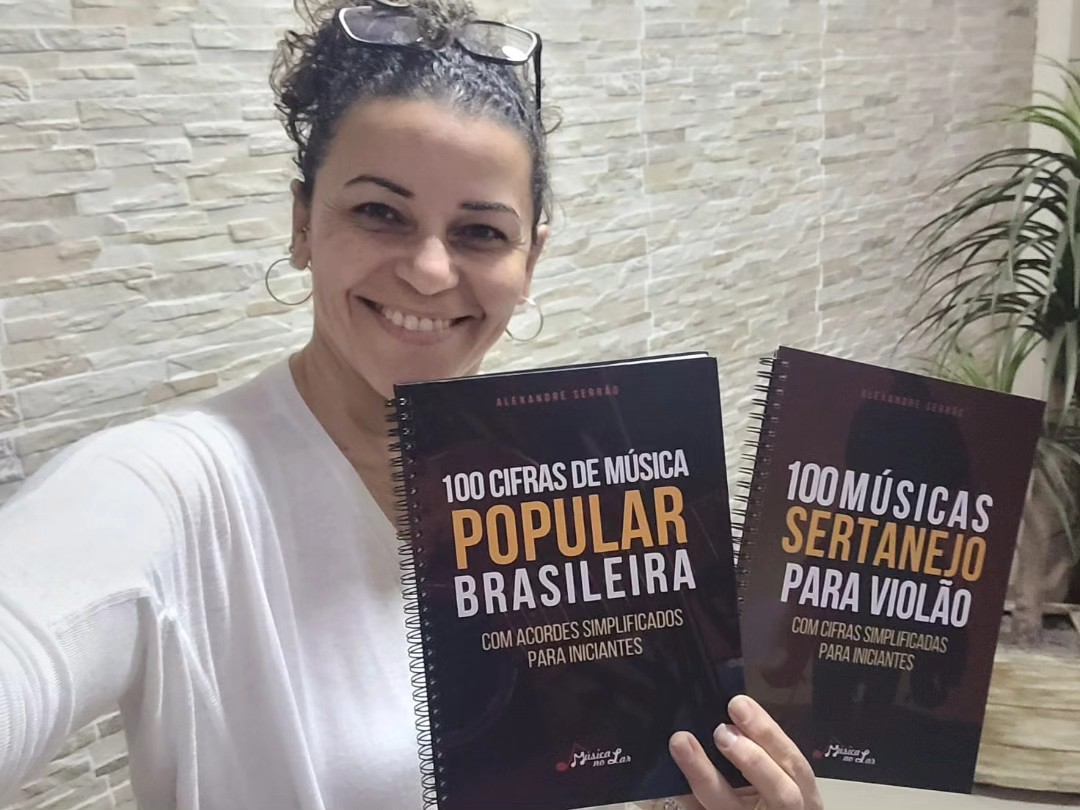 Combo 100 Cifras de MPB + 100 Cifras Sertanejas (Apostilas Impressa...