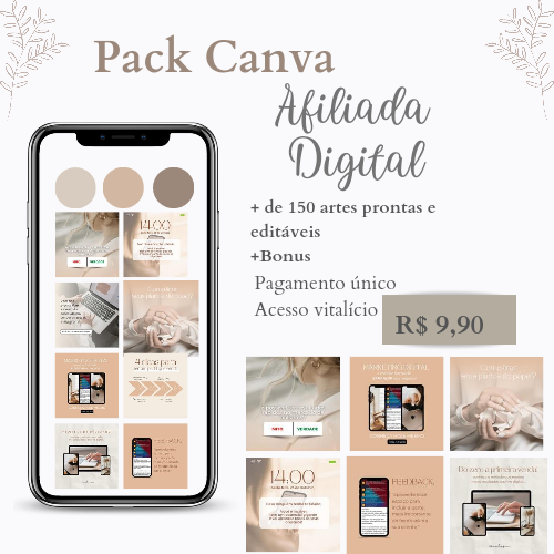Pack Canva Afiliada Digital