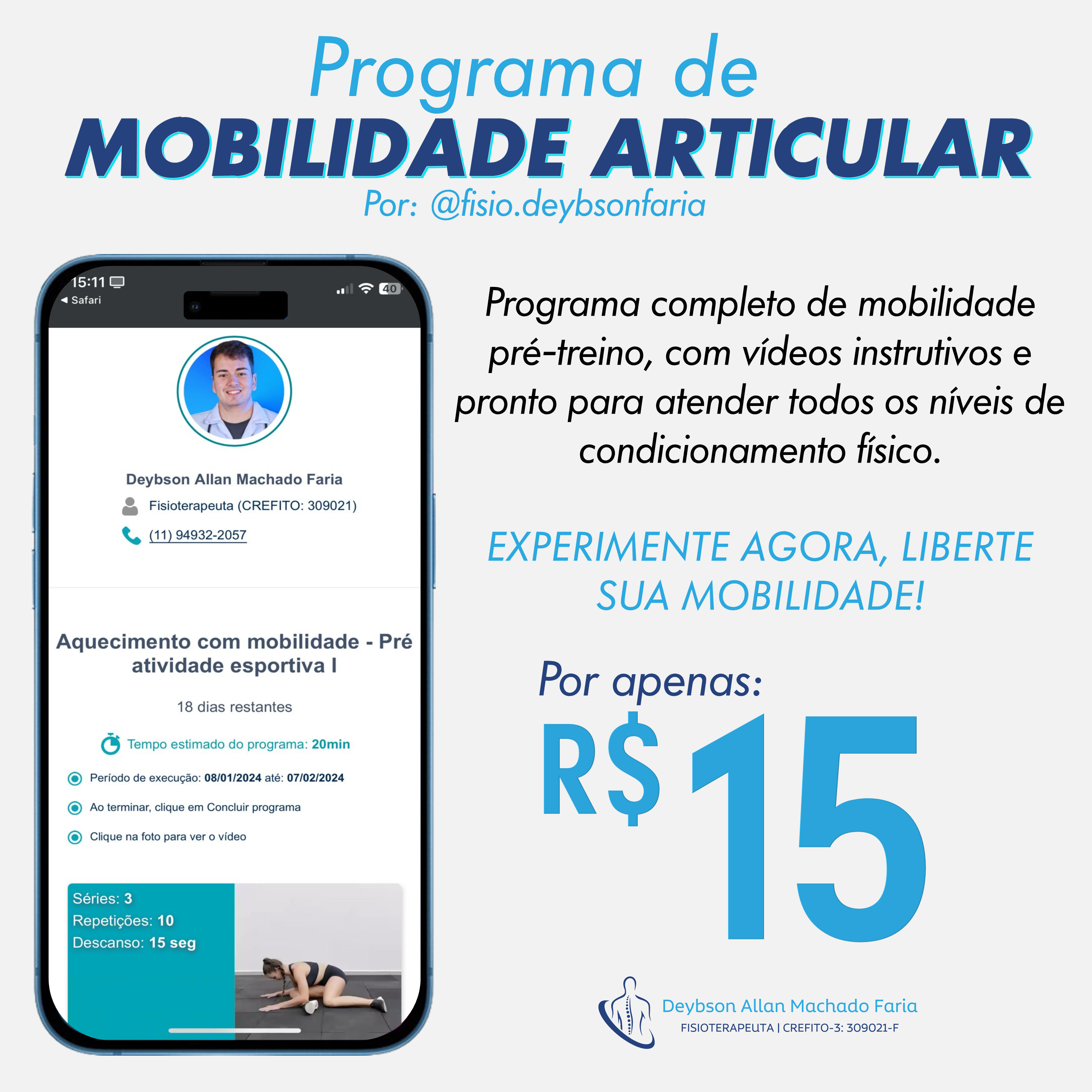 Programa de Mobilidade Pré-Treino @fisio.deybsonfaria - Deybson Far...