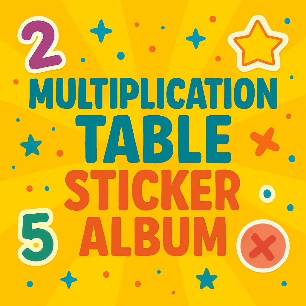 Multiplication Sticker Album