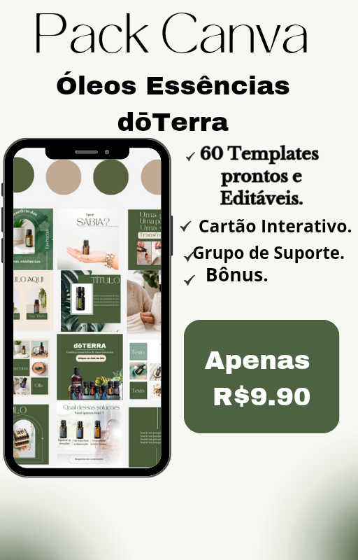 Pack óleos essências doTerra