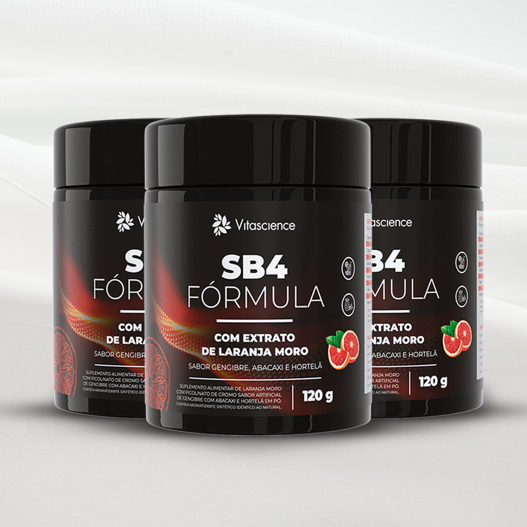 Fórmula SB4 - 3 Potes (60% desconto) - Vitascience | Hotmart
