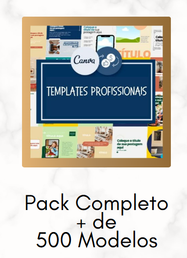 PACK TEMPLATES COMPLETO - + DE 500 MODELOS