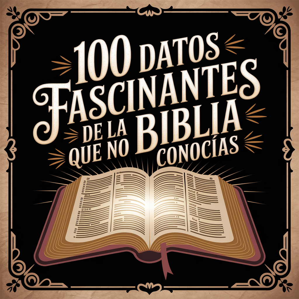 100 Datos Fascinantes de la Biblia que No Conocías - Adoniran Guima...