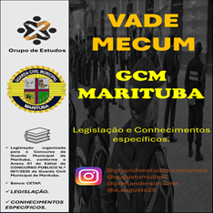 VADE MECUM ESPECÍFICO: GCM DE MARITUBA - BANCA CETAP 2025