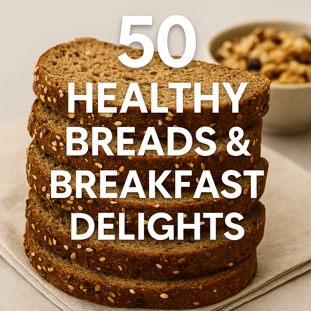 50 Healthy Breads & Breakfast Delights