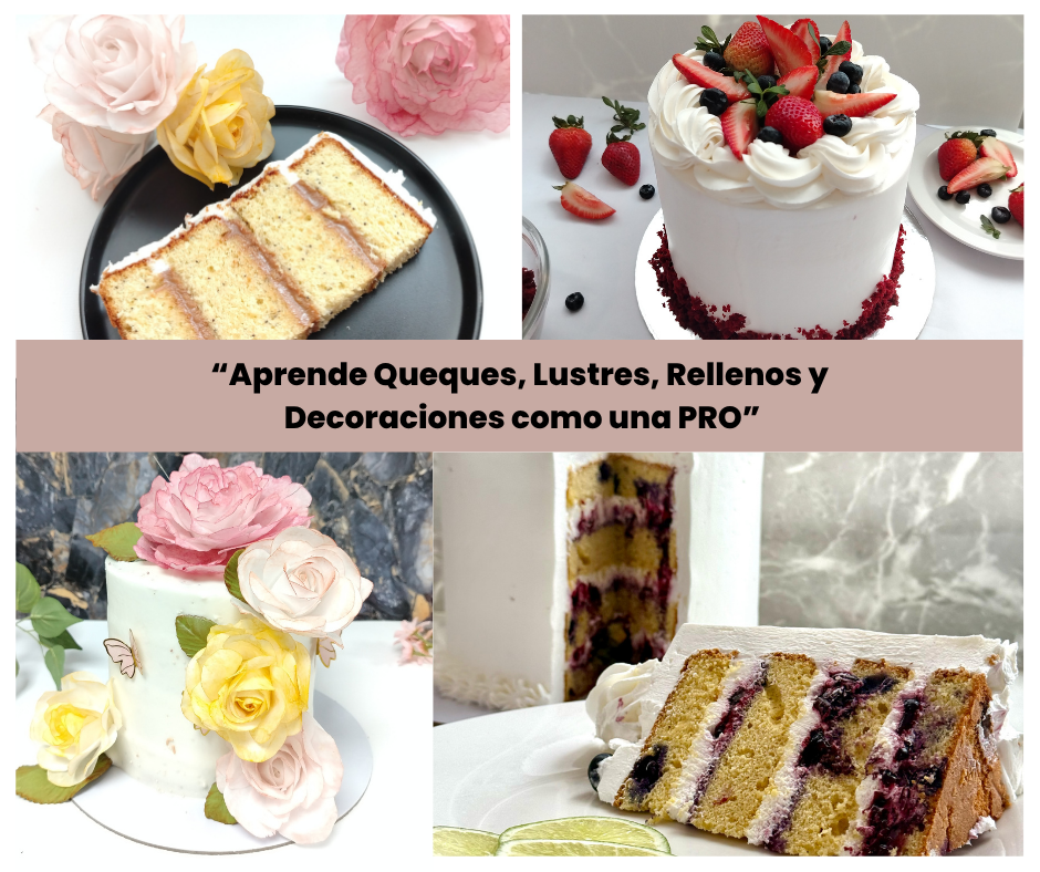 “Aprende Queques, Lustres Rellenos y Decoraciones como una PRO” - A...