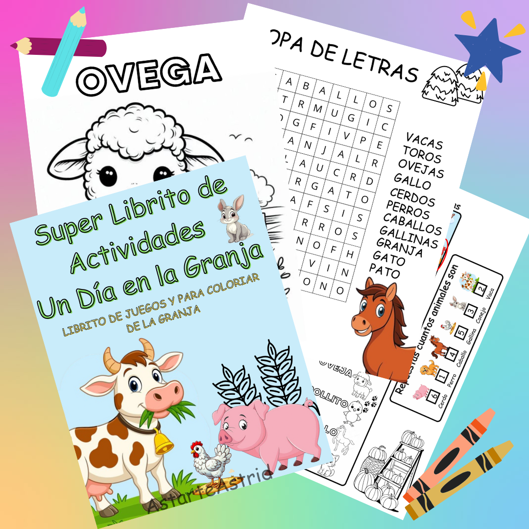 Librito de Actividades: Un Día en la Granja - Astrid Melany Taborda...