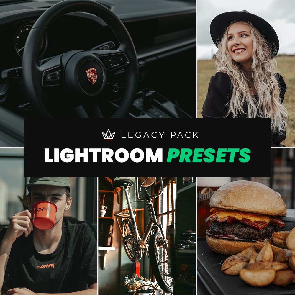 Legacy Pack - Presets Lightroom para Celular e PC