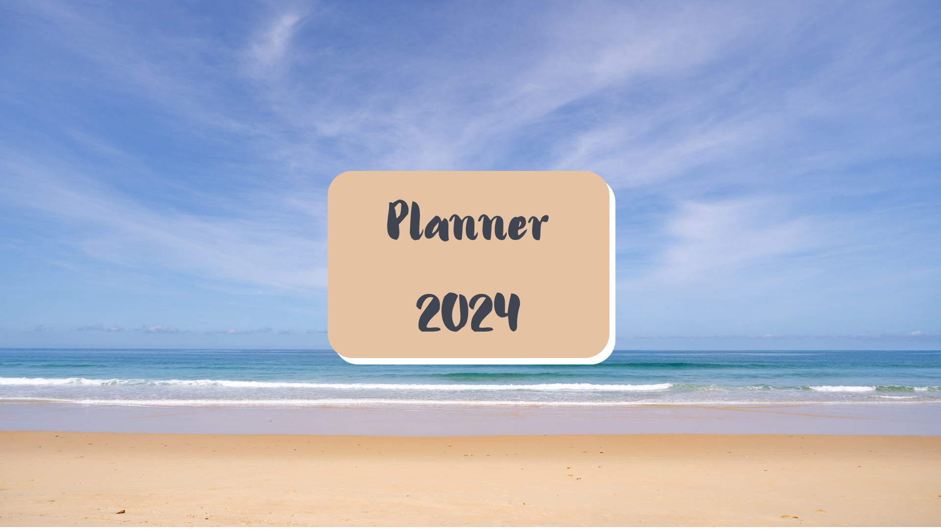 Clickable Monthly Planner 2024
